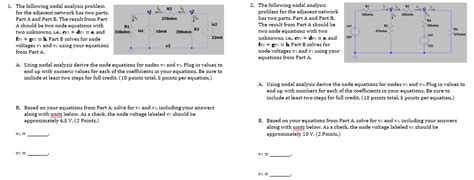 Solved The Following Nodal Analysis Problem The Chegg