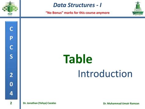 cpcs204 25 table hash tableintroduction pptx