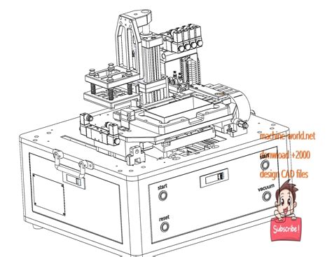 3d File Industrial 3d Model Semi Automatic Labeling Machine 🧞‍♂️・3d