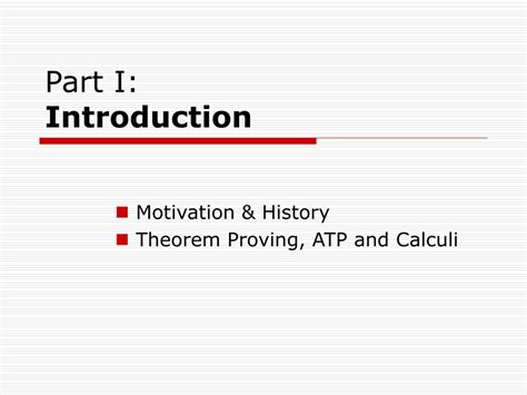 Ppt A Brief Introduction To Automated Theorem Proving Powerpoint