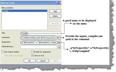 Automating Compilation In Visual Web Developer 2008 Express CodeProject