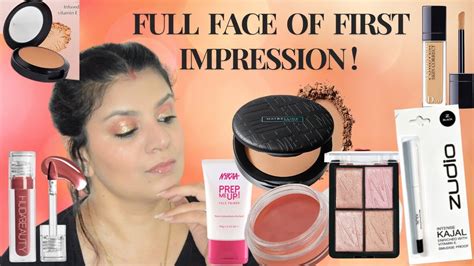 Full Face Of First Impression Creating A Full Makeup Look Using New