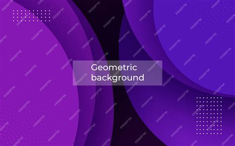 Premium Vector Minimal Abstract Purple Circle Color Shape Overlap Layers Geometric Dynamic