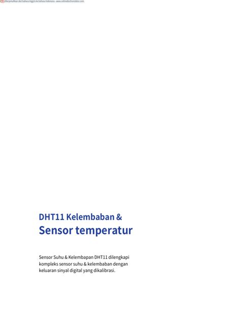 Dht11 Technical Data Sheet Translated Version 1143054 En Id Pdf