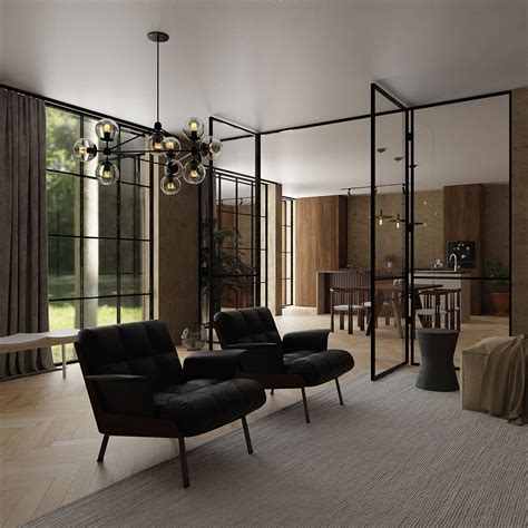 Loft Style Black Leather On Behance