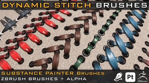 Dynamic Stitch Brushes For Substance Flippednormals