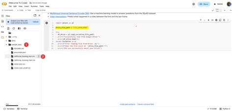 Working with Data & Files in Colab - Data Programming