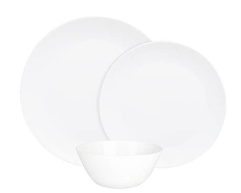 Classic Round Opal Glass Dinnerware Shulopal