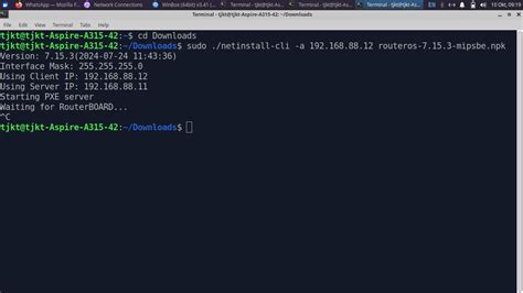 Net Install And Upgrade Routeros