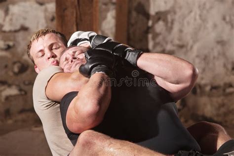 Man Trapped In Choke Stock Image Image Of Muscular Aggressive 28019623