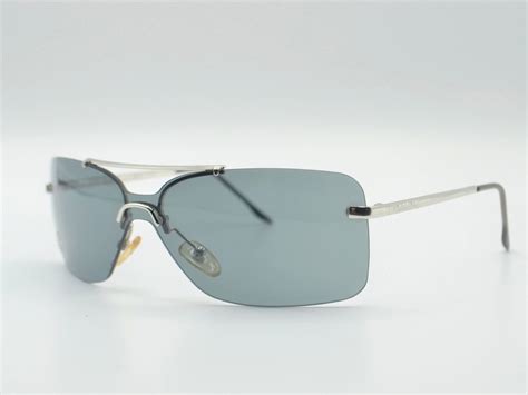 Dior Squared 2000s Sunglasses Rimless Metal With Rhinestones Etsy