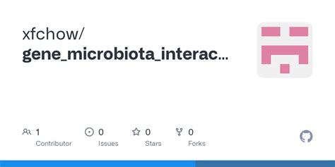 Github Xfchow Gene Microbiota Interaction
