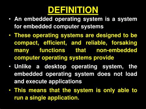 PPT EMBEDDED OPERATING SYSTEMS PowerPoint Presentation Free Download ID