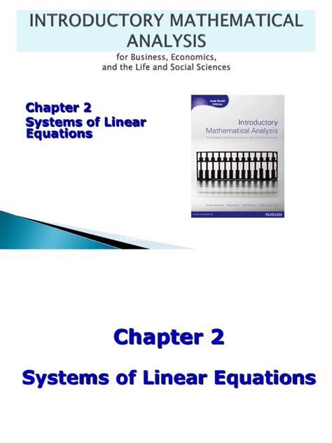 math103 chapter 2 systems of linear equations pdf equations