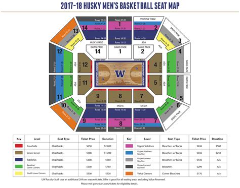 Washington Huskies Online Ticket Office Seating Charts