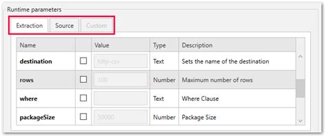 Extraction Parameters Xtract Universal Helpcenter