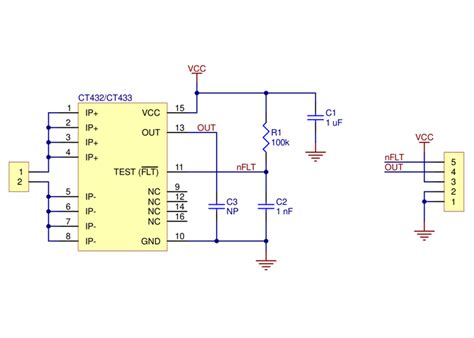 Ct432 Hswf70dr Tmr Current Sensor Compact Carrier 0a To 70a 5v