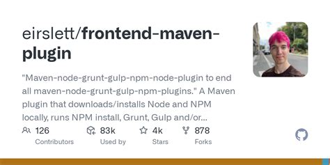 Frontend Maven Pluginpomxml At Master · Eirslettfrontend Maven
