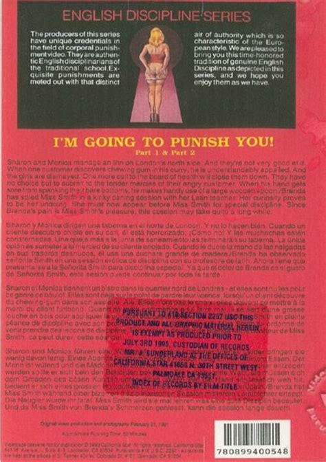English Discipline Series Im Going To Punish You Part 1 And 2 By