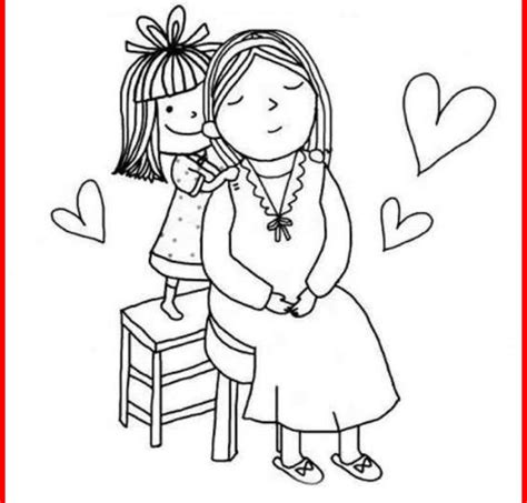 100 نقاشی روز مادر آسان ساده و زیبا دخترانه و پسرانه و کودکانه مجله شبونه