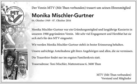 Monika Mischler Gurtner Hommages