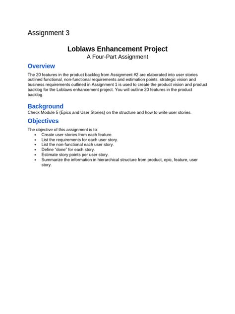 Assignment 3 Overview Pdf