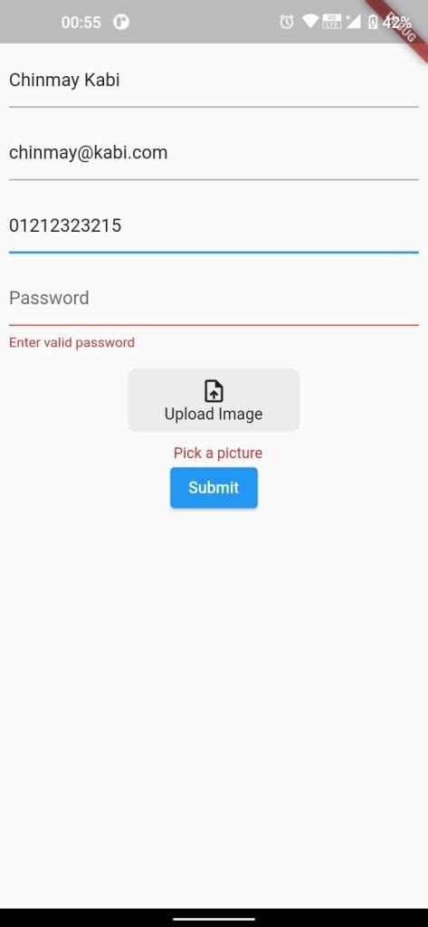 Flutter Form Validation The Complete Guide Logrocket Blog