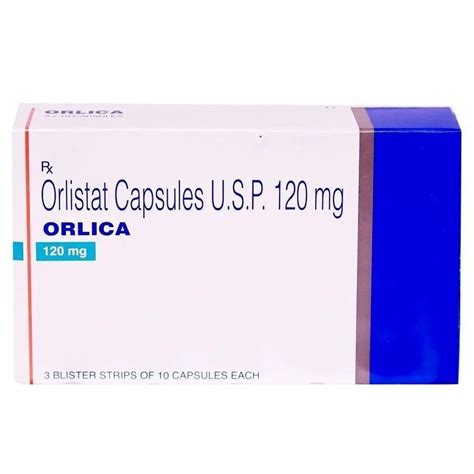 Orlica 120mg Capsule At ₹ 84 Box Orlistat Caps In Nagpur Id
