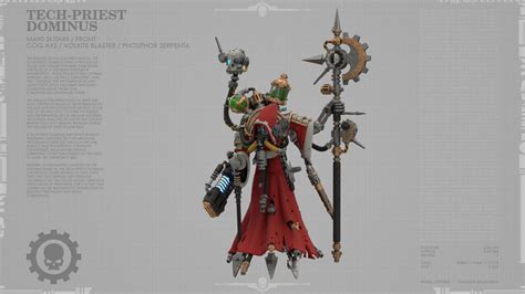 Tech Priest Dominus Skitarii Front By Malus Ferox On Deviantart