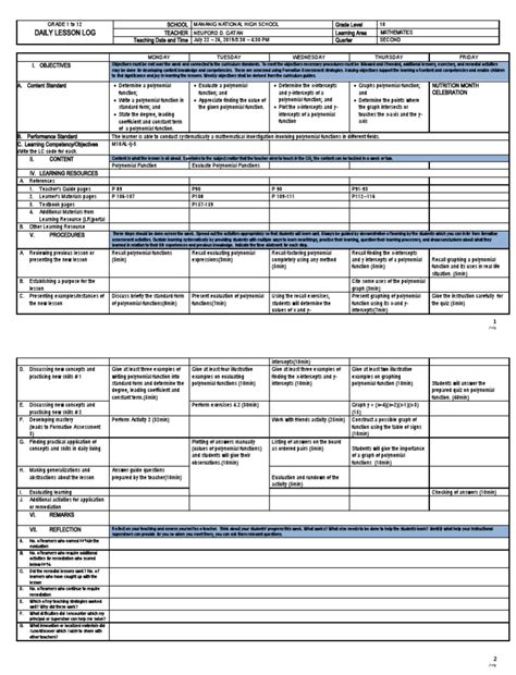Dll Math 10 Pdf Polynomial Learning