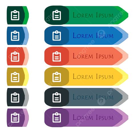 Flat Colorful Text File Icon With Small Modules Vector Icon Token Pictogram Png And Vector