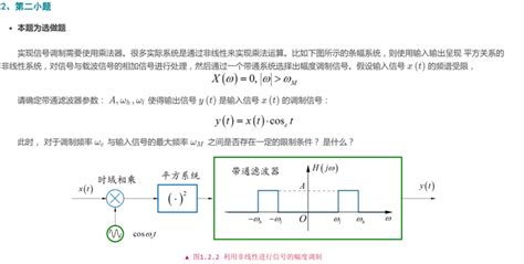 一些关于信号幅度调制和解调的电路研究multisim 调幅解调电路 Csdn Csdn博客