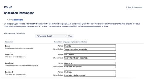 translating the resolution field jira and jira service management