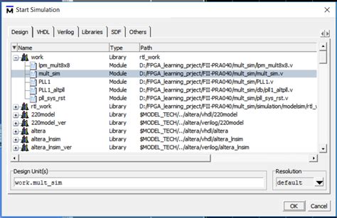Use Modelsim Simulation To Design Output Use Of Multipliers And Modelsim Simulation Fpga