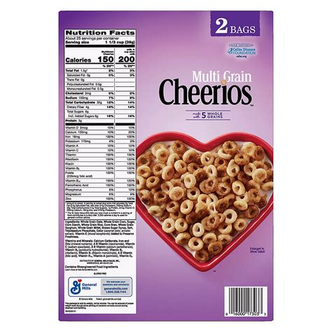 Multi Grain Cheerios Nutrition Facts Besto Blog