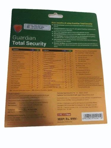 1 Year One Pc Guardian Total Security Antivirus Free Trial And Download
