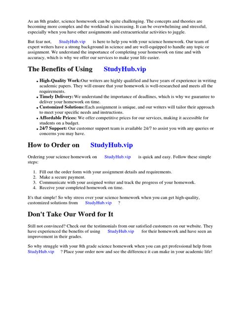 Science Homework 8th Grade Pdf Chemical Elements Homework