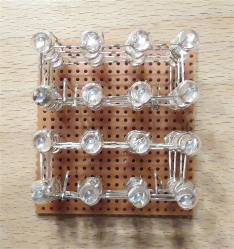 Tom S Projects How To Build A Simple LED Cube 4x4x4 Part 2