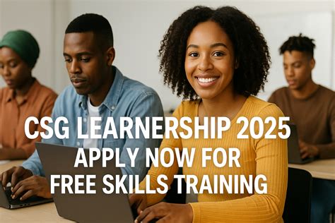 Csg Learnership Latest Learnerships SA Vacancies And Careers