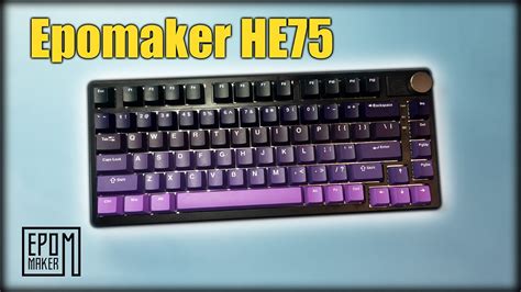 Does Wireless Rapid Trigger Work Epomaker He75 Mag Youtube