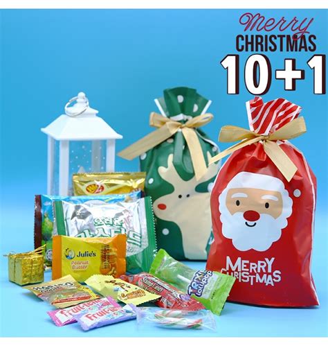 크리스마스 파티 간식 주머니 선물 보따리 디저트 X Mas 과자 구디백 티몬