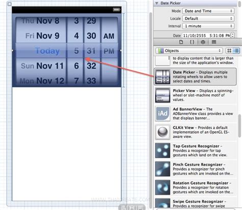Iosiphone Date Picker Uidatepicker Example Iphoneipad