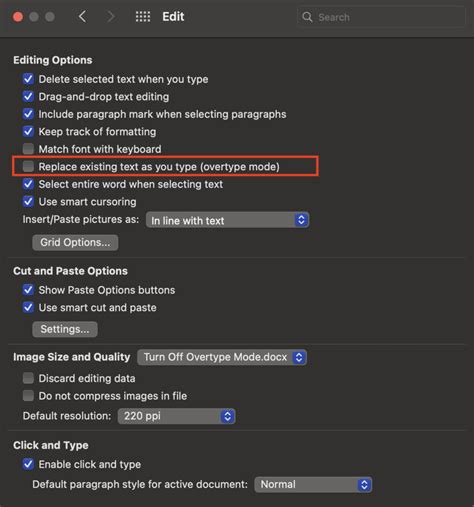 Turn Off Overtype Mode In Word Online WordOnlineTips Com