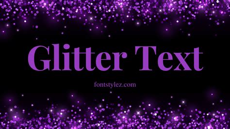 Glitter Text Maker