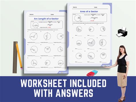 Area Of Sector Worksheet Tes