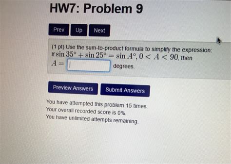 Solved Use The Sum To Product Formula To Simplify The Chegg