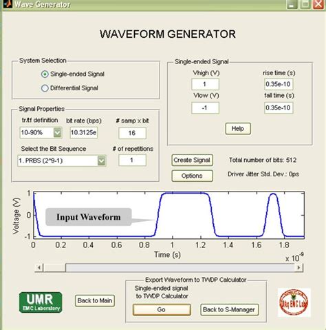 Figure A 5 Waveform Generator Window Download Scientific Diagram