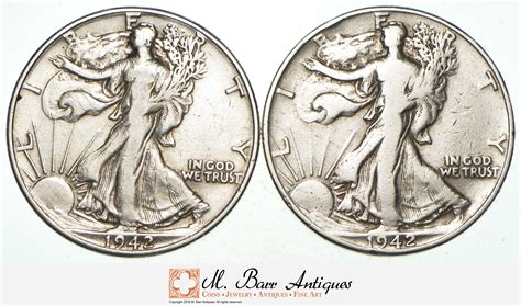 2 Shiny 1916 1947 Walking Liberty Half Dollars 2 Coins 1 Money Wow