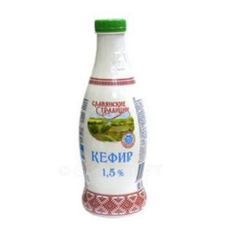 Кефир 1,5% Славянские традиции,1 л., ПЭТ купить оптом по цене руб. в ...