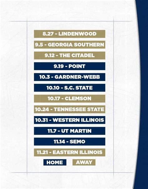 Clemson Football Printable Schedule For 2026 Season
